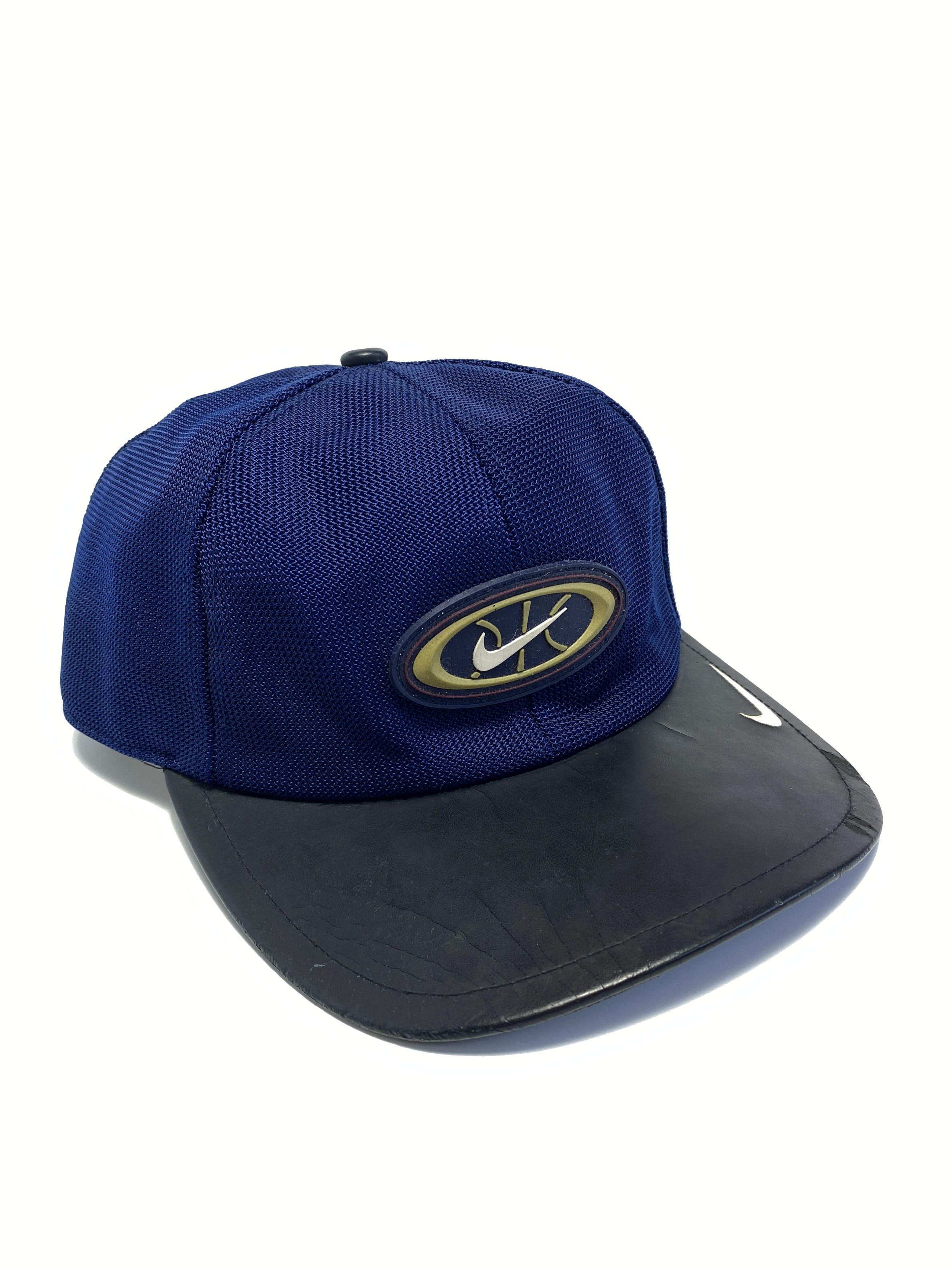 Nike Nike Basketball 90s Vintage Leather Brim Cap Hat | Grailed
