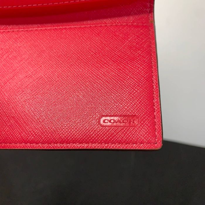 Coach Coach Checkbook Wallet In Signature Canvas | Grailed