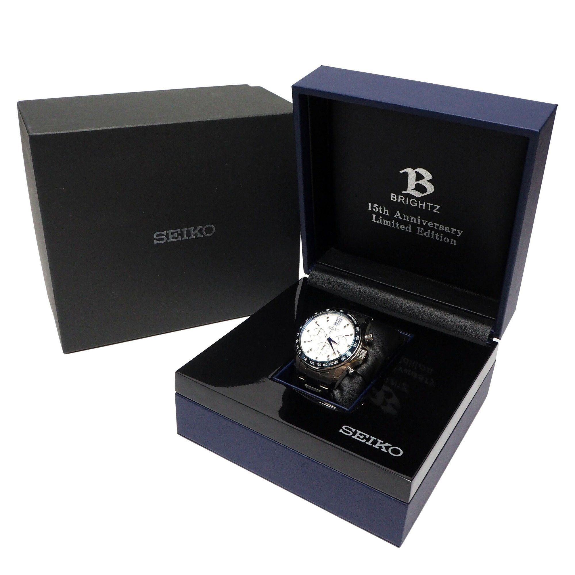 Seiko SEIKO Brightz Mechanical Watch Wristwatch Chronograph Men's 15th ...