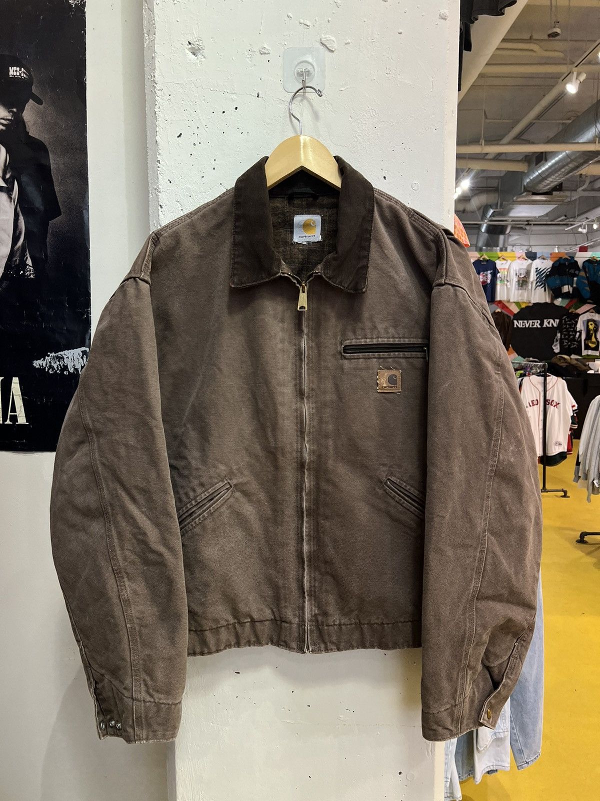 Vintage Vintage Mocha Brown Carhartt Detroit Jacket | Grailed