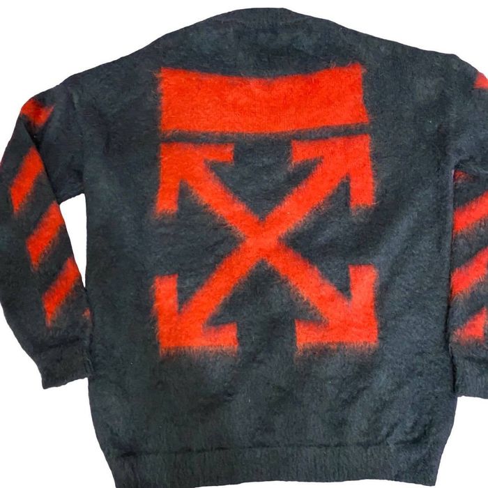 Off-White Off White Sweater Black and red | Grailed