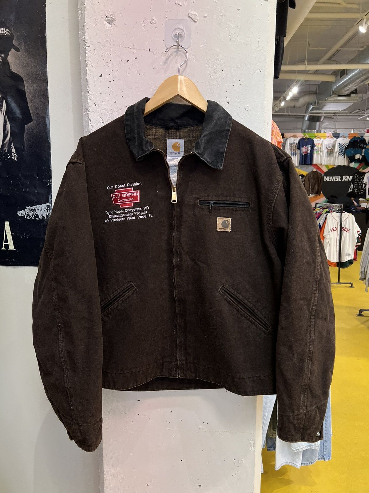 Carhartt × Vintage Vintage Mocha Brown Carhartt Detroit Jacket | Grailed