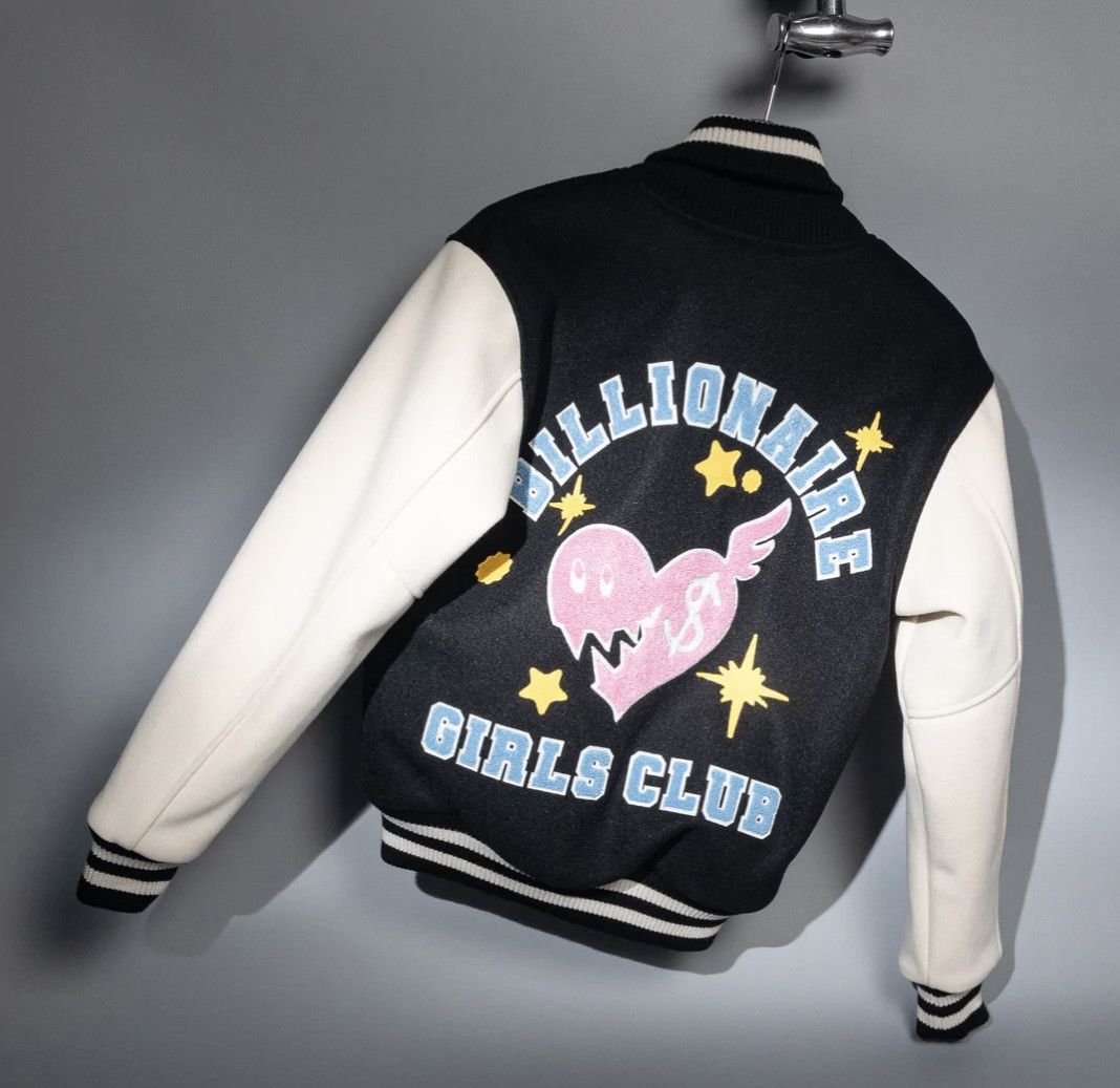 Billionaire Boys Club BGC Heart Monster Varsity Jacket | Grailed