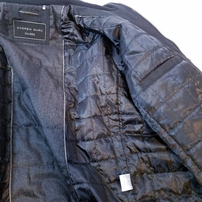 Andrew Marc Andrew Marc Medium Weight Bomber Jacket---XXL Black | Grailed