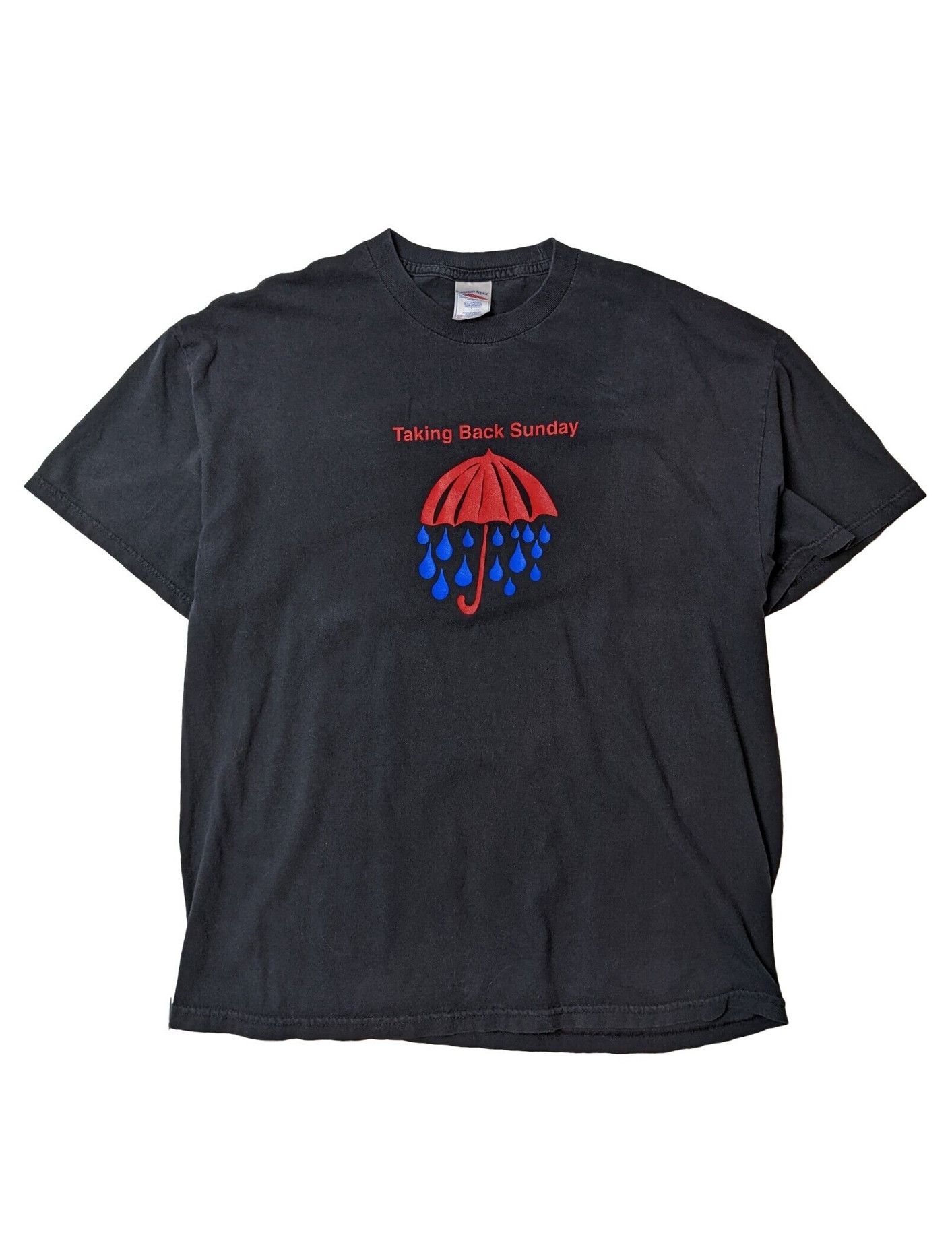Band Tees × Vintage Vintage Taking Back Sunday Umbrella Shirt XL | Grailed
