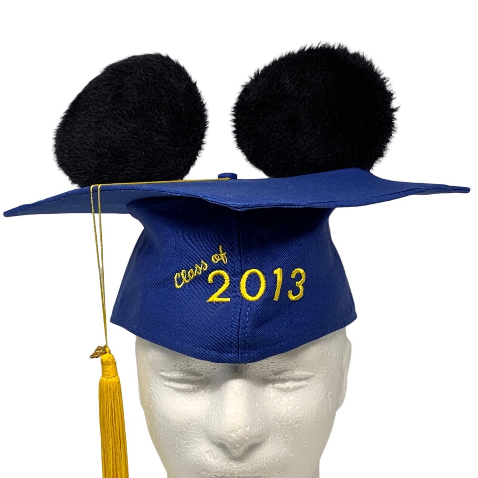 Disney 2013 Mickey Mouse Graduation Cap Ears Blue Walt Disney Parks ...