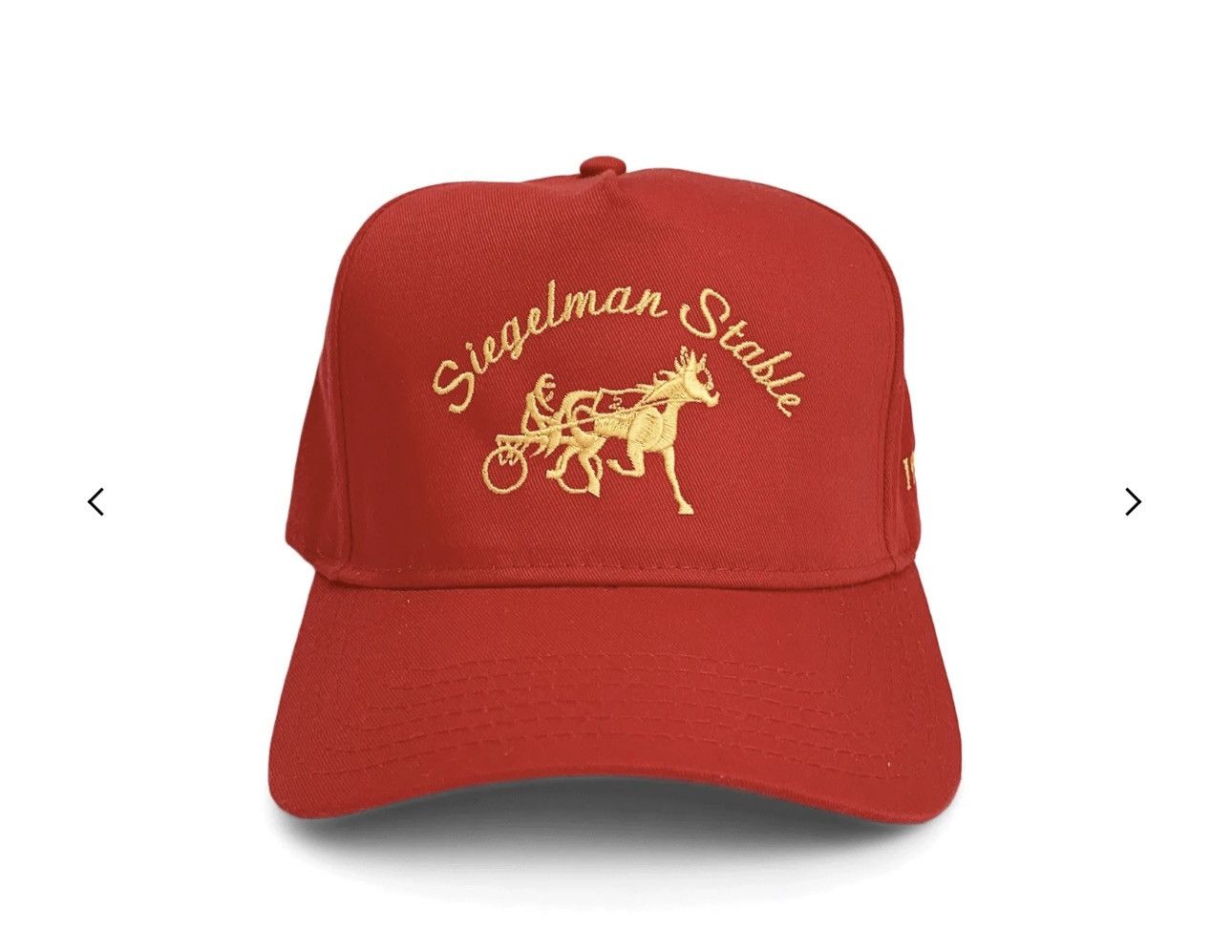 Siegelman Stable Siegelman Stable Hat RED/GOLD | Grailed