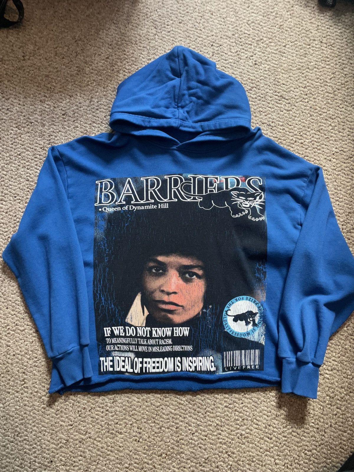 Barriers Barriers Angela Davis Freedom Beauty Intelligence Hoodie | Grailed