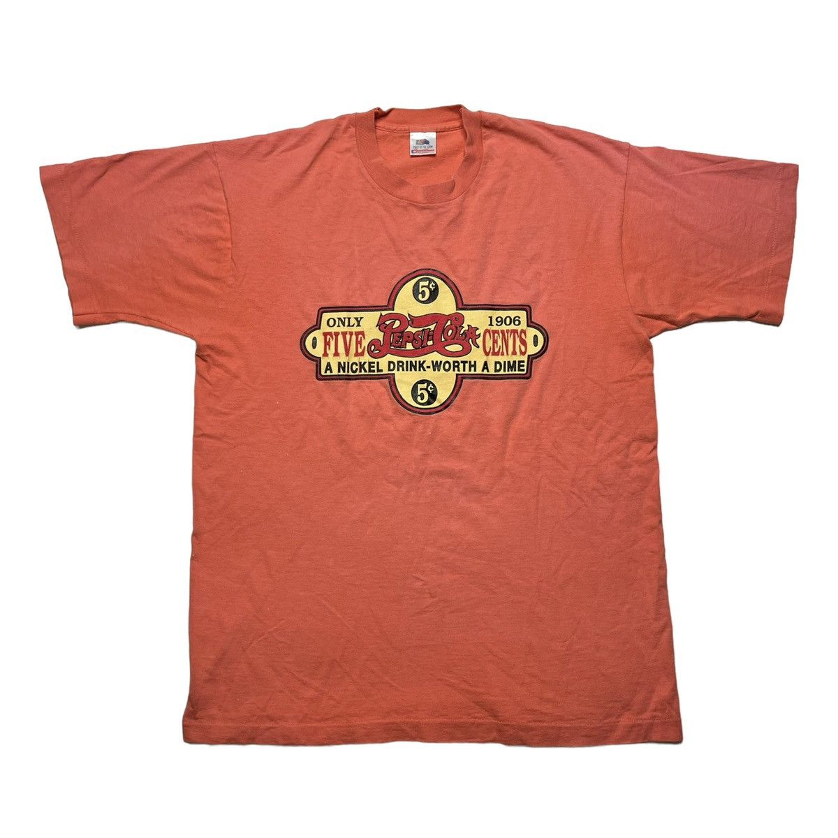 Pepsi × Vintage Vintage 90s Pepsi Cola Old Logo Retro Soda Faded T ...