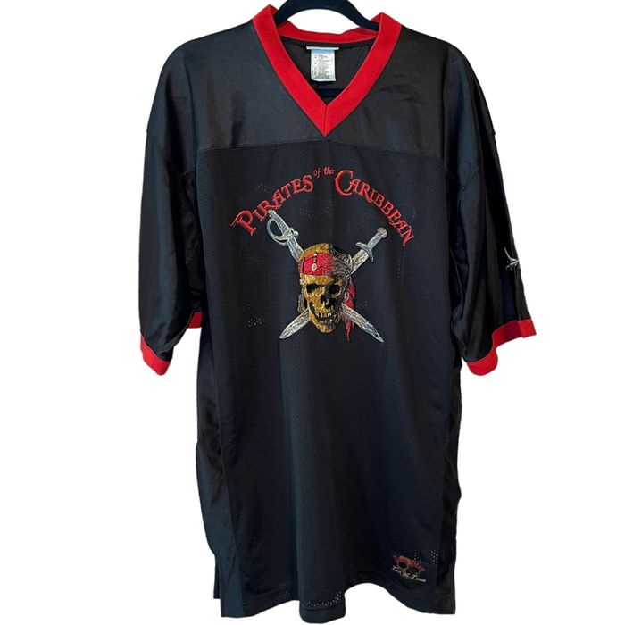 Disney Pirates Of the Caribbean Jersey Captain Jack 67 Movie Promo ...
