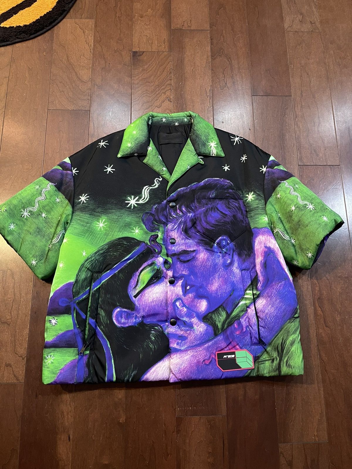 Prada Prada Impossible True Love Padded Nylon Shirt | Grailed