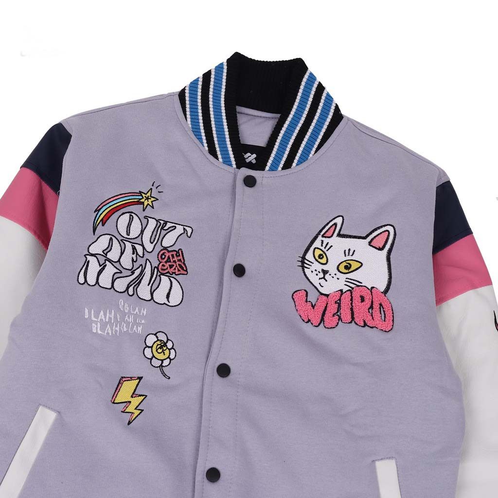 Varsity Varsity jacket NEW CAT WEIRD CHOISE | Grailed