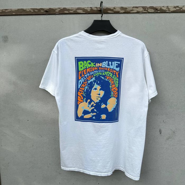 Band Tees Rare🔥Back in Blue Inspired Jim Morrison Door Band Tshirt ...