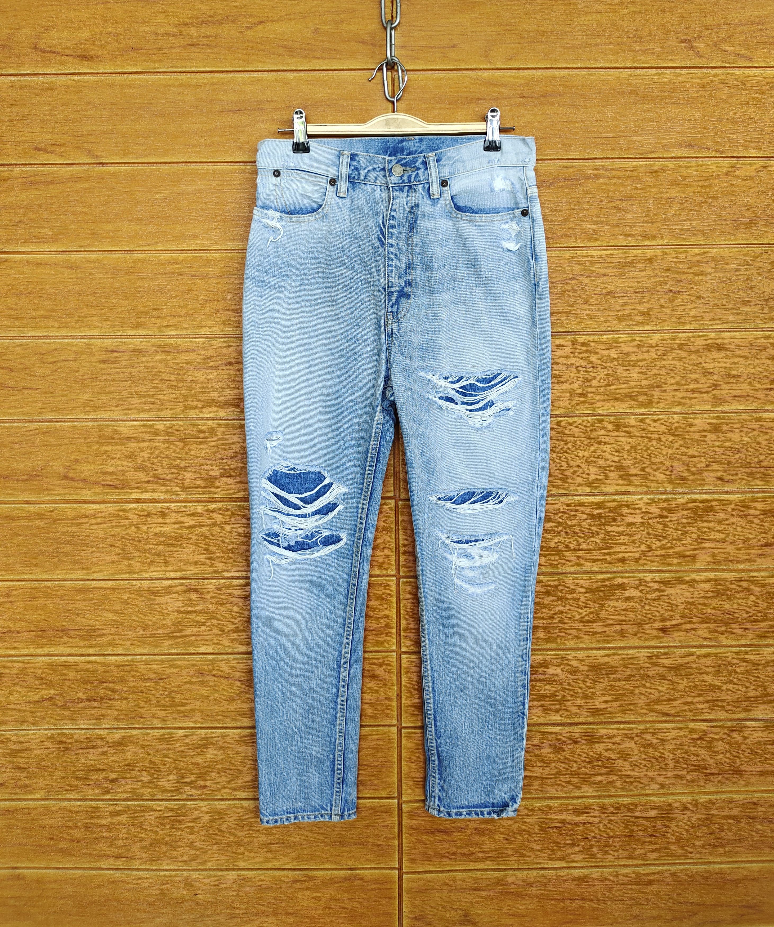 Tomorrowland TOMORROWLAND X MACPHEE Distressed Denim Pants | Grailed