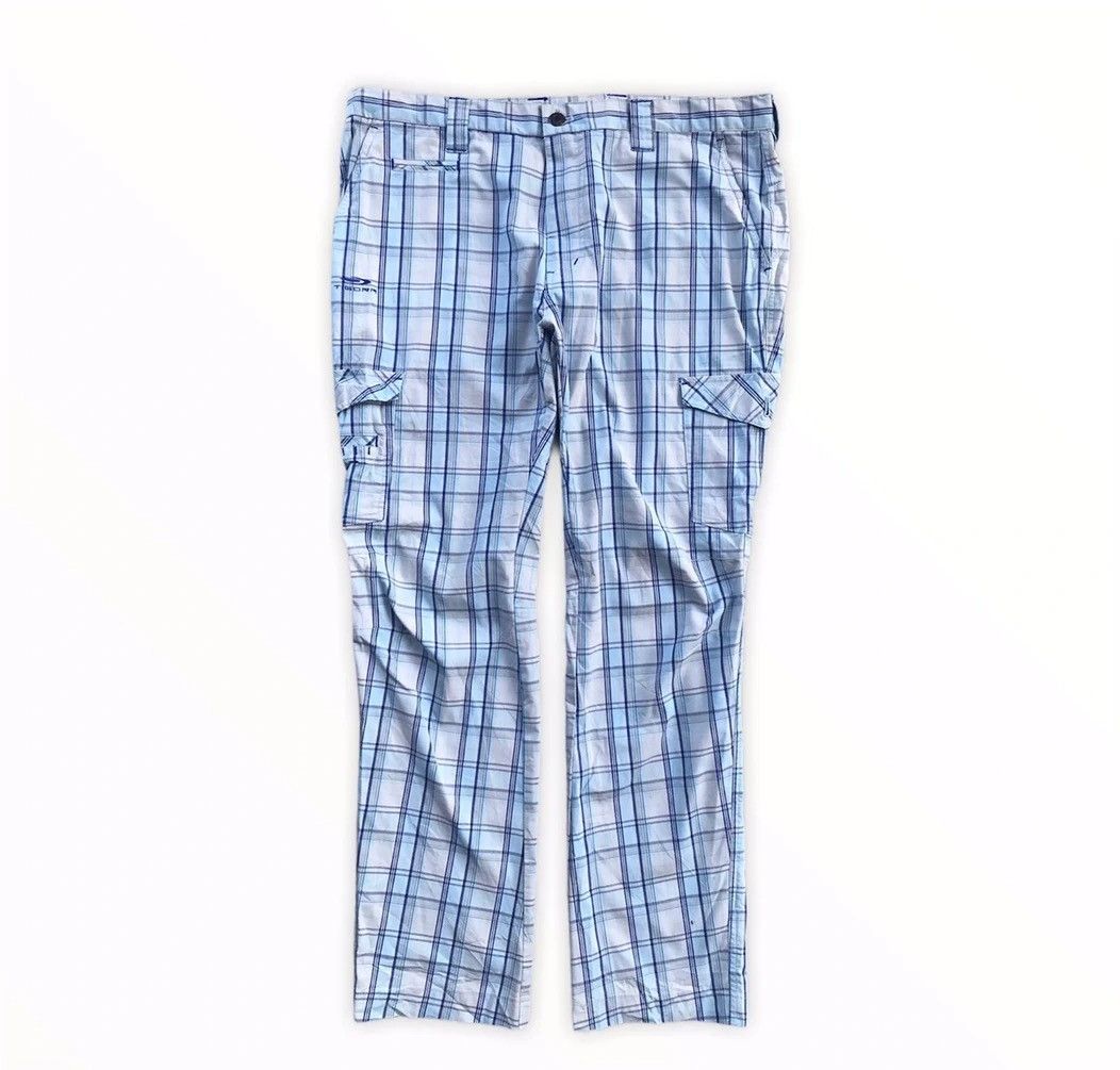 Japanese Brand Japanese Brand Tigora Plaid Tartan Multipocket Cargo ...