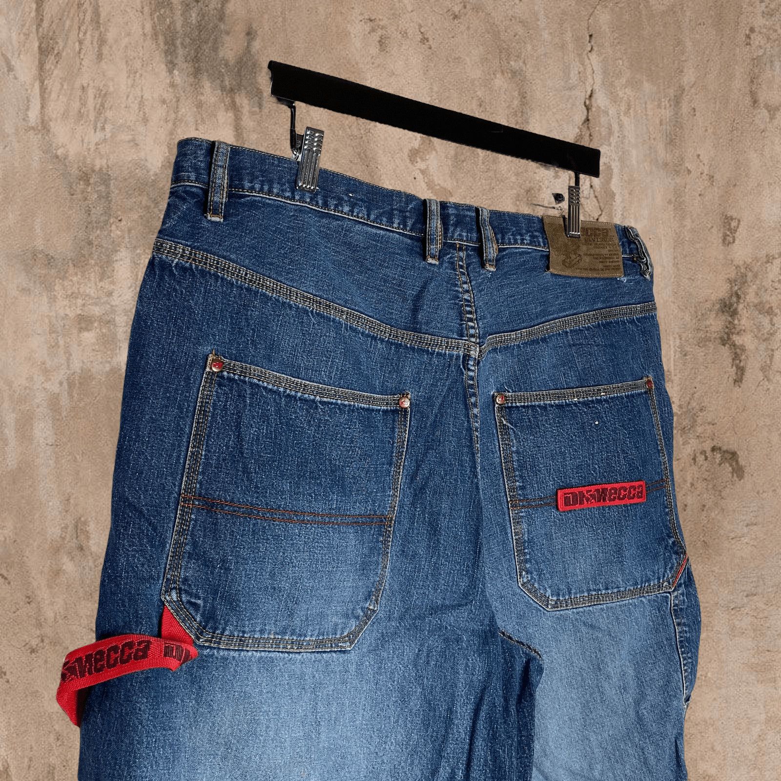 Mecca × Streetwear × Vintage Vintage Mecca Carpenter Jean Shorts Baggy ...