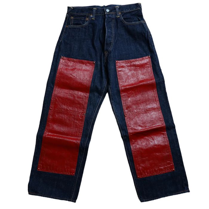 Evisu EVISU RED FRONT AND BACK DICOCK JEANS | Grailed