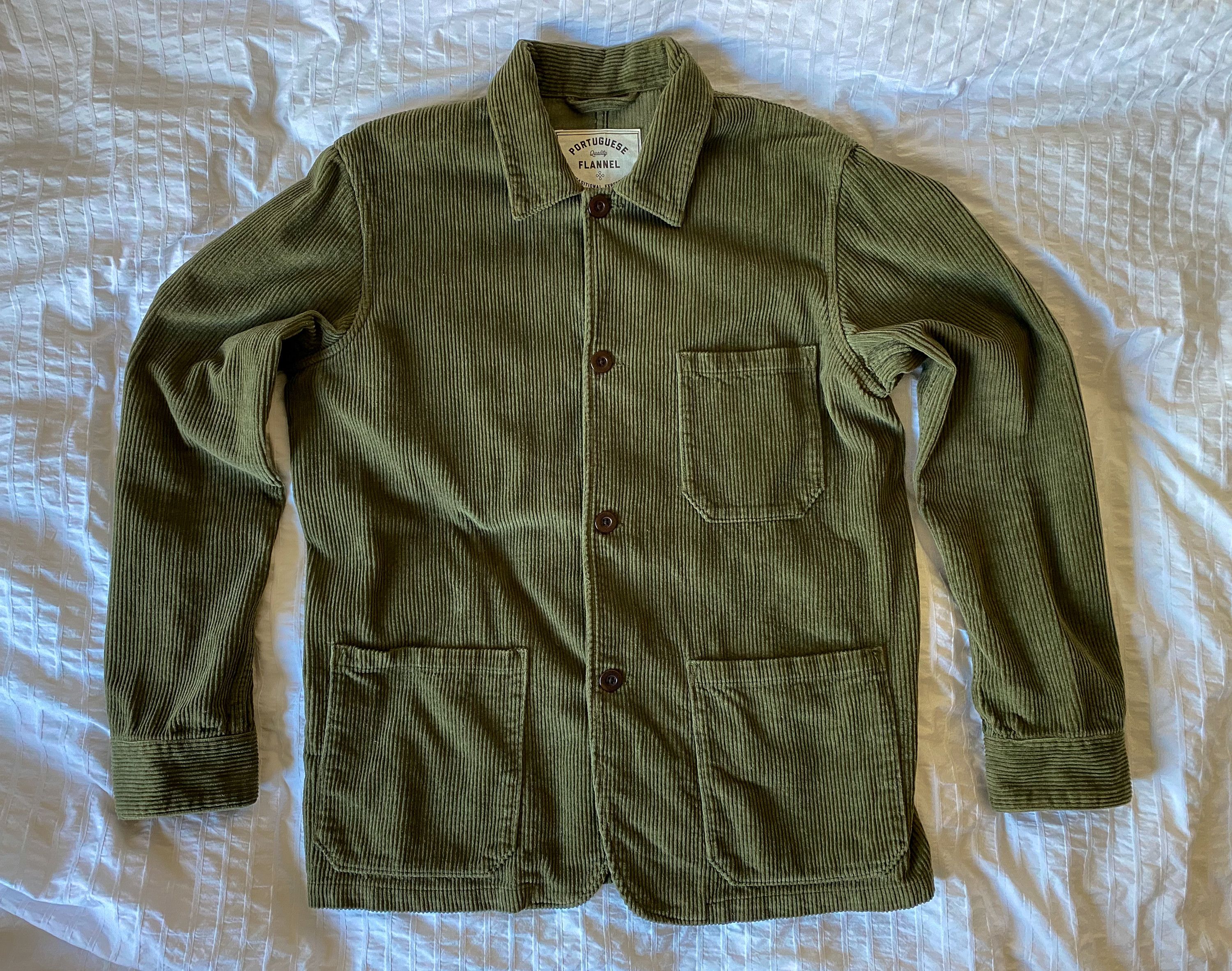 Portuguese Flannel Portuguese Flannel Labura Corduroy Chore Jacket in ...
