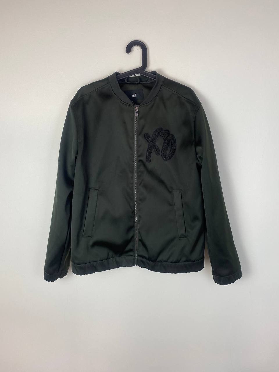H&M × The Weeknd × XO Satin Souvenir jacket Weeknd XO x H&M bomber ...