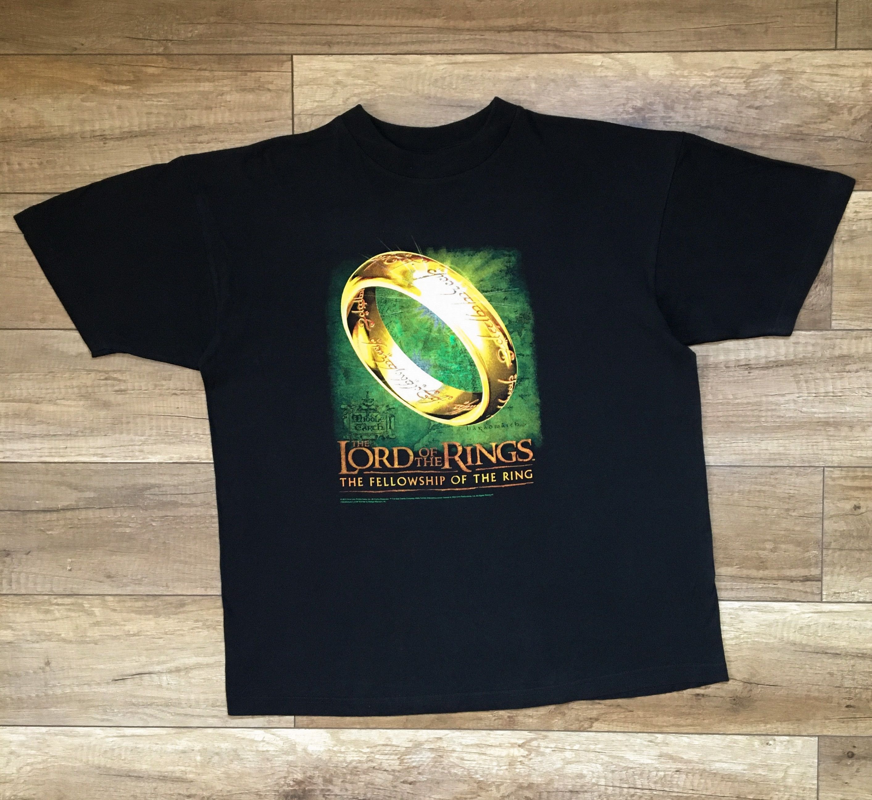 Vintage 2001 vintage Lord of the Rings Movie Promo Tee / T Shirt | Grailed
