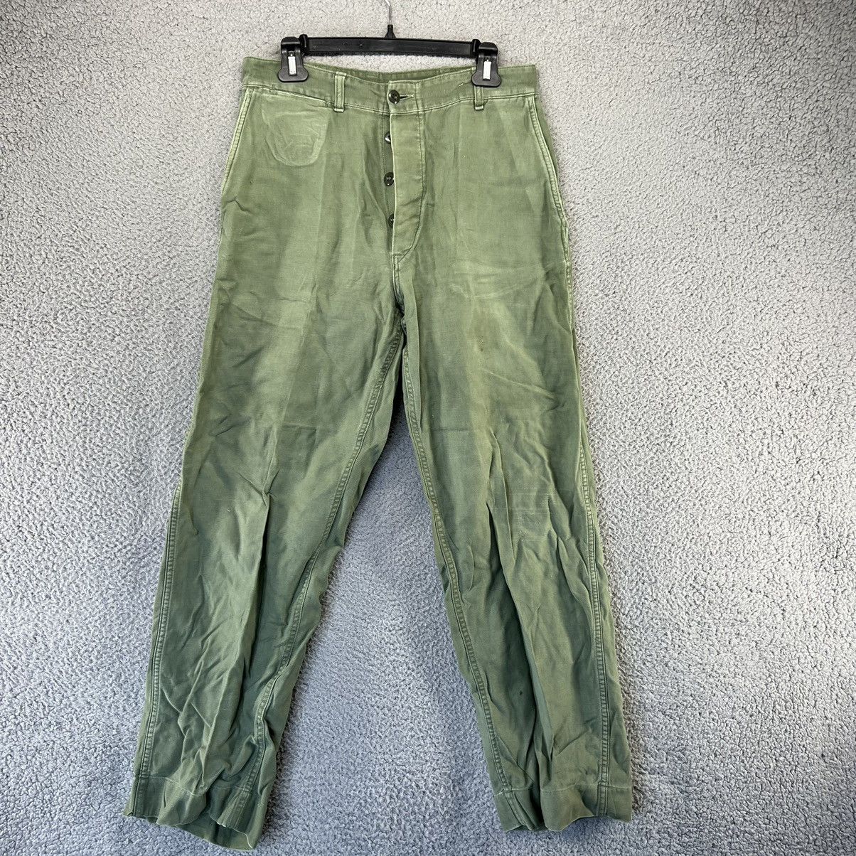 Vintage Vintage Military OG 107 fatigue pants 31x30 Vietnam era 70s ...