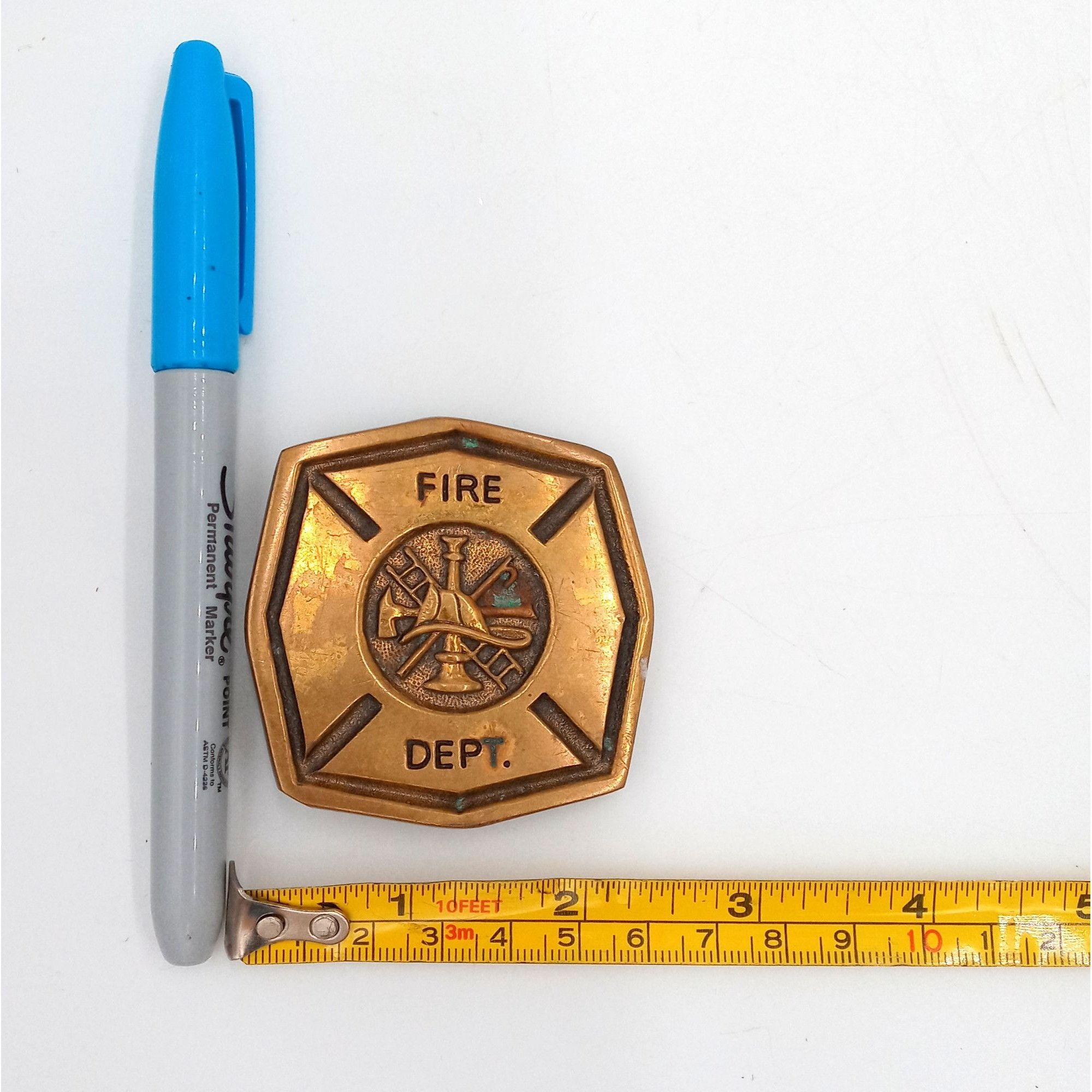 Vintage Fire Department Belt Buckle Vintage 1978 Firefighter First R ...