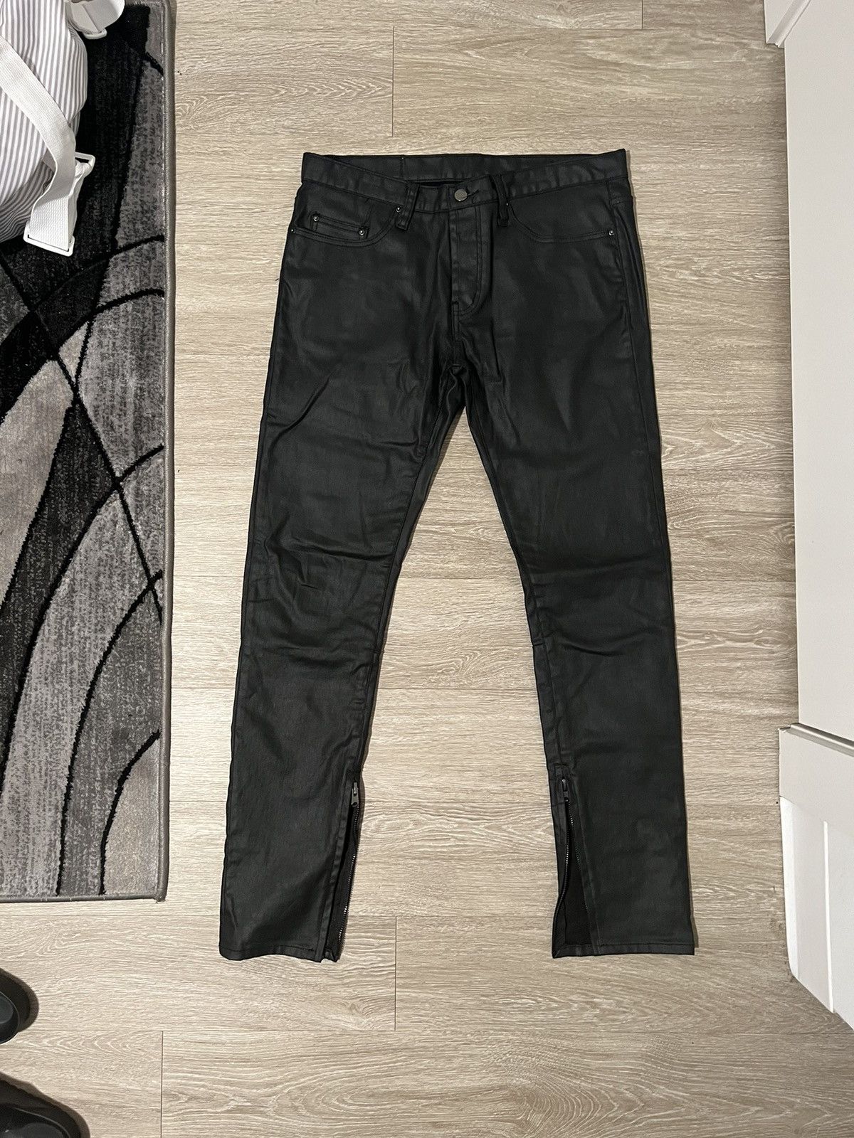 Mnml Mnml Wax Zipper Denim Grailed
