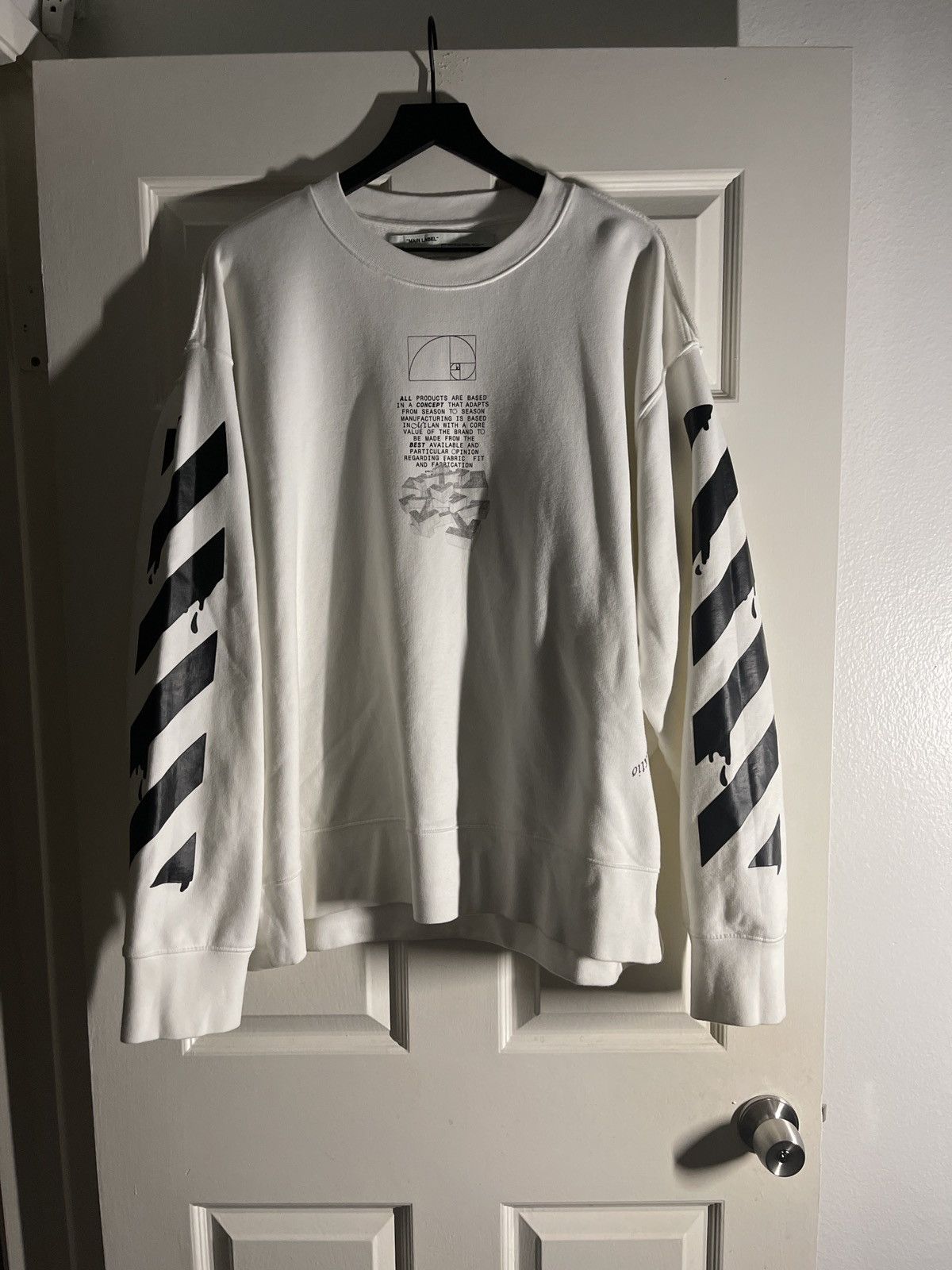 Off-White Off White Dripping Arrows Sweatshirt (SS20) (FINAL DROP ...