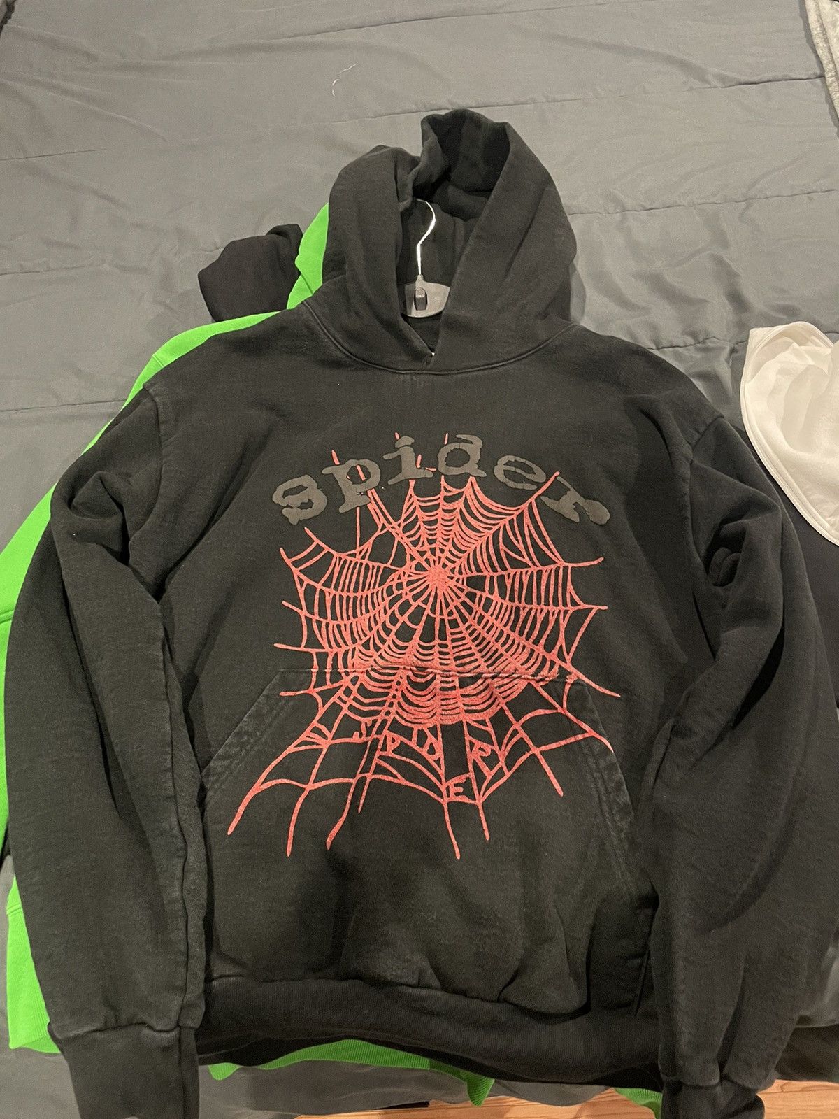 Spider Worldwide Spider OG Red and Black Hoodie | Grailed