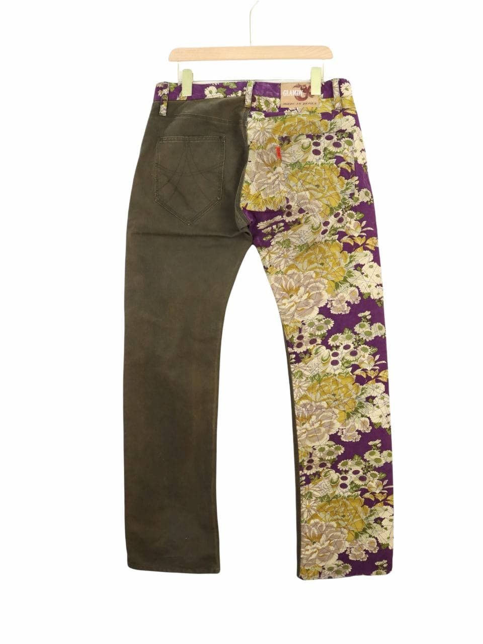 Rare Glamdy Floral Hybrid Rusty Pant MADE IN JAPAN | Grailed