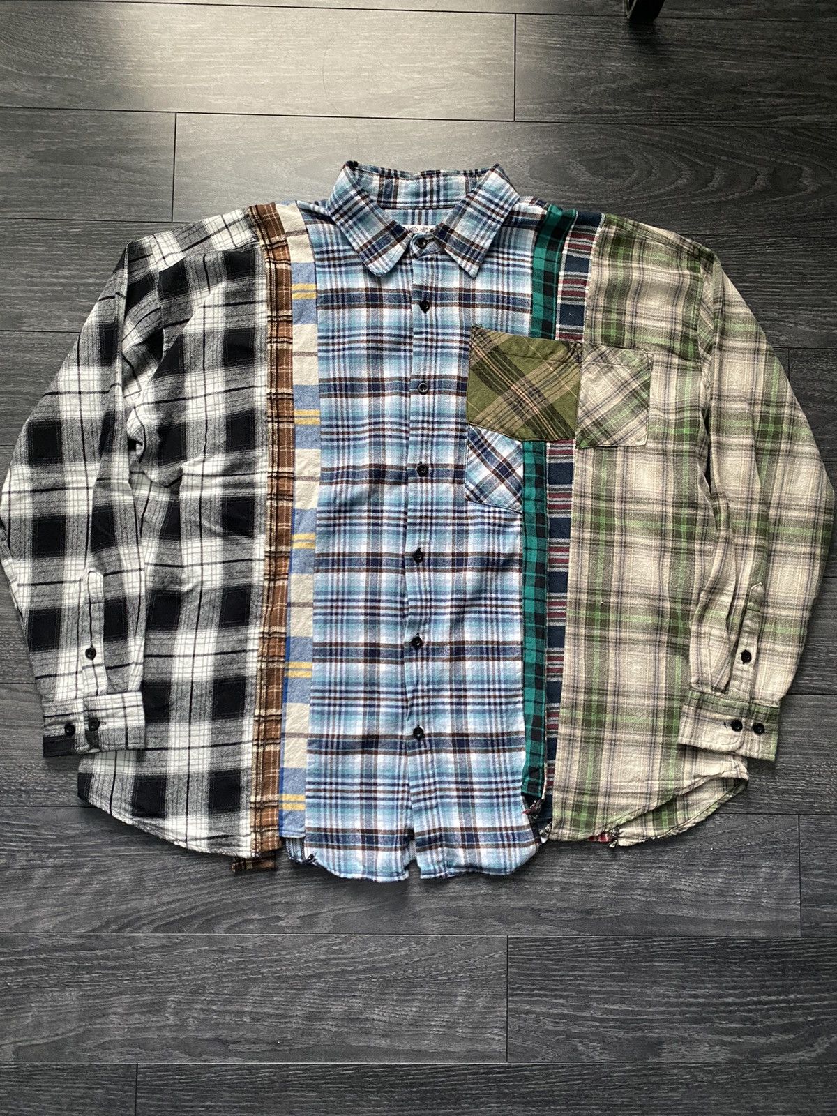 Needles Rebuild by Needles Flannel Shirt | Grailed