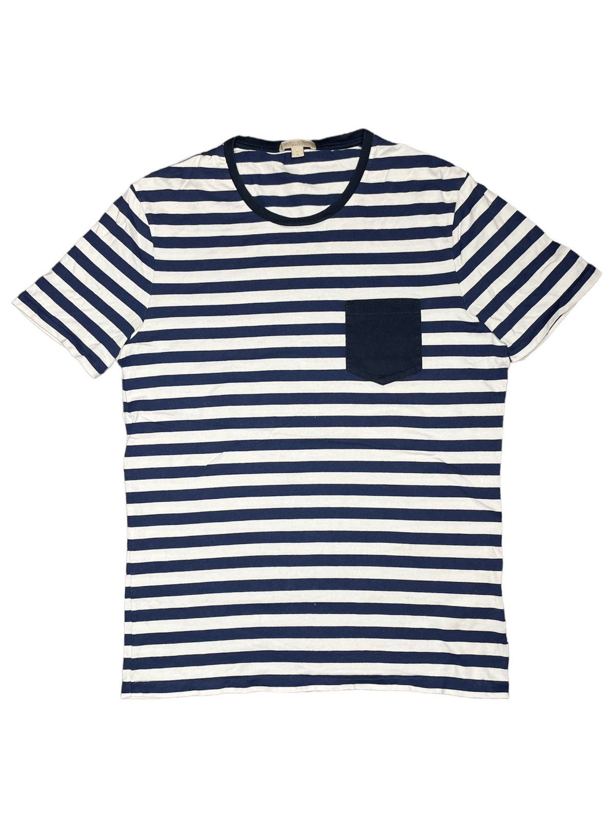 Burberry × Burberry Prorsum × Luxury Burberry Brit pocket striped t ...