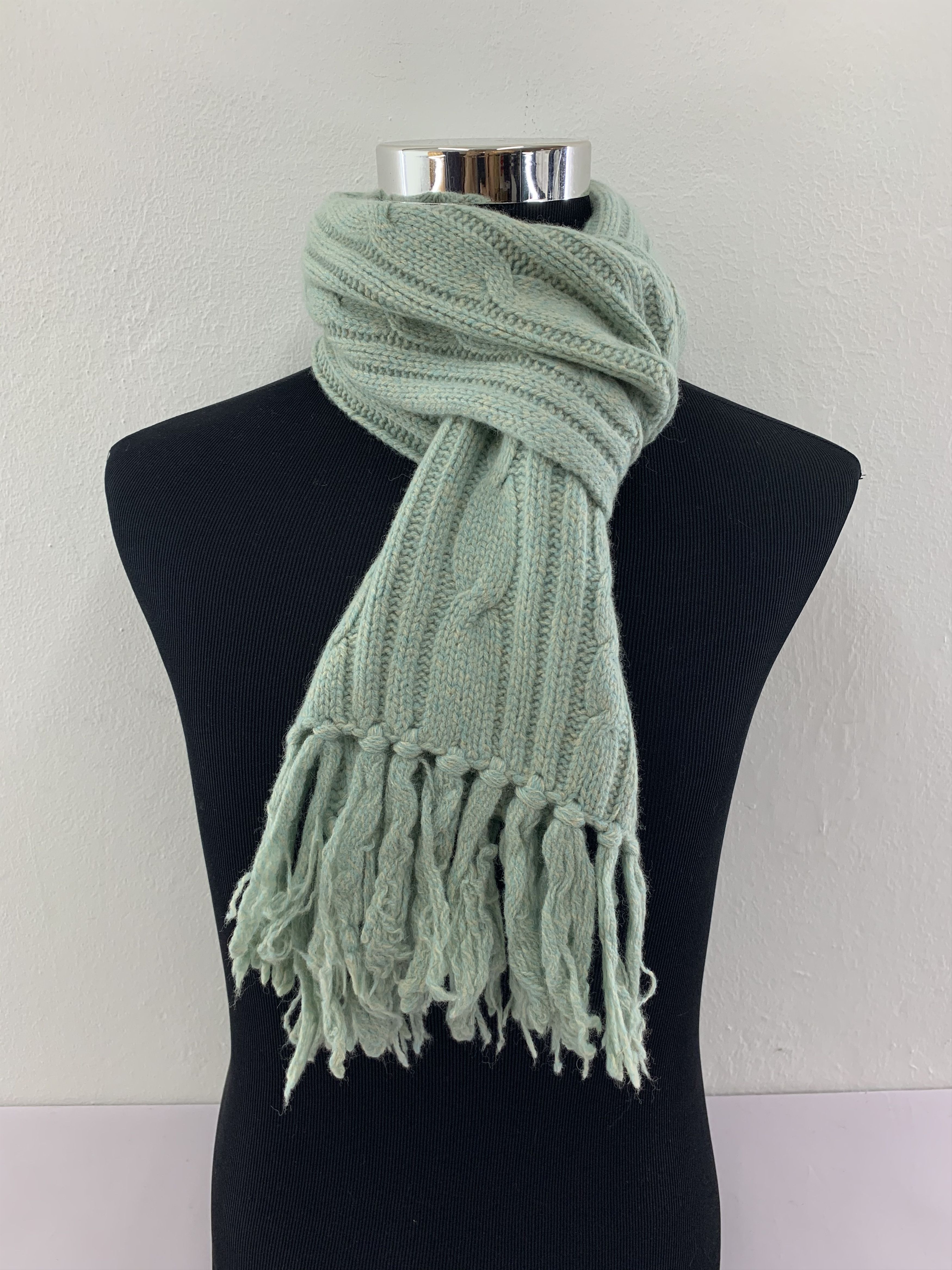 Ships Cable Knit Scarf Ships Scarves Wool Muffler - BL3037 | Grailed