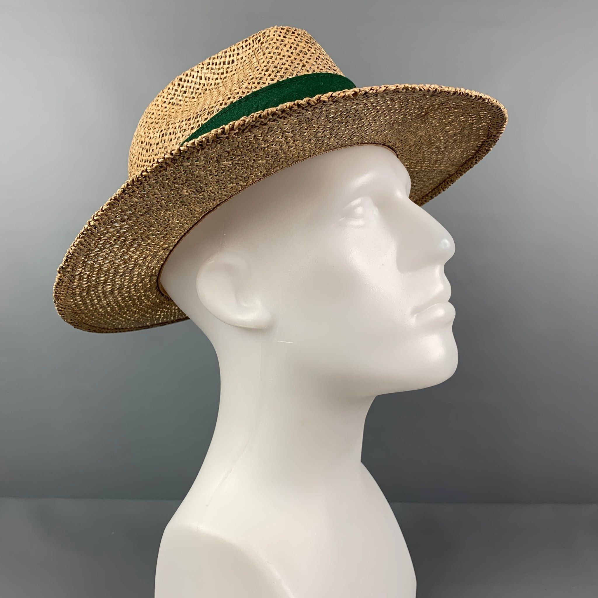 Vintage Natural Woven Straw Hat | Grailed