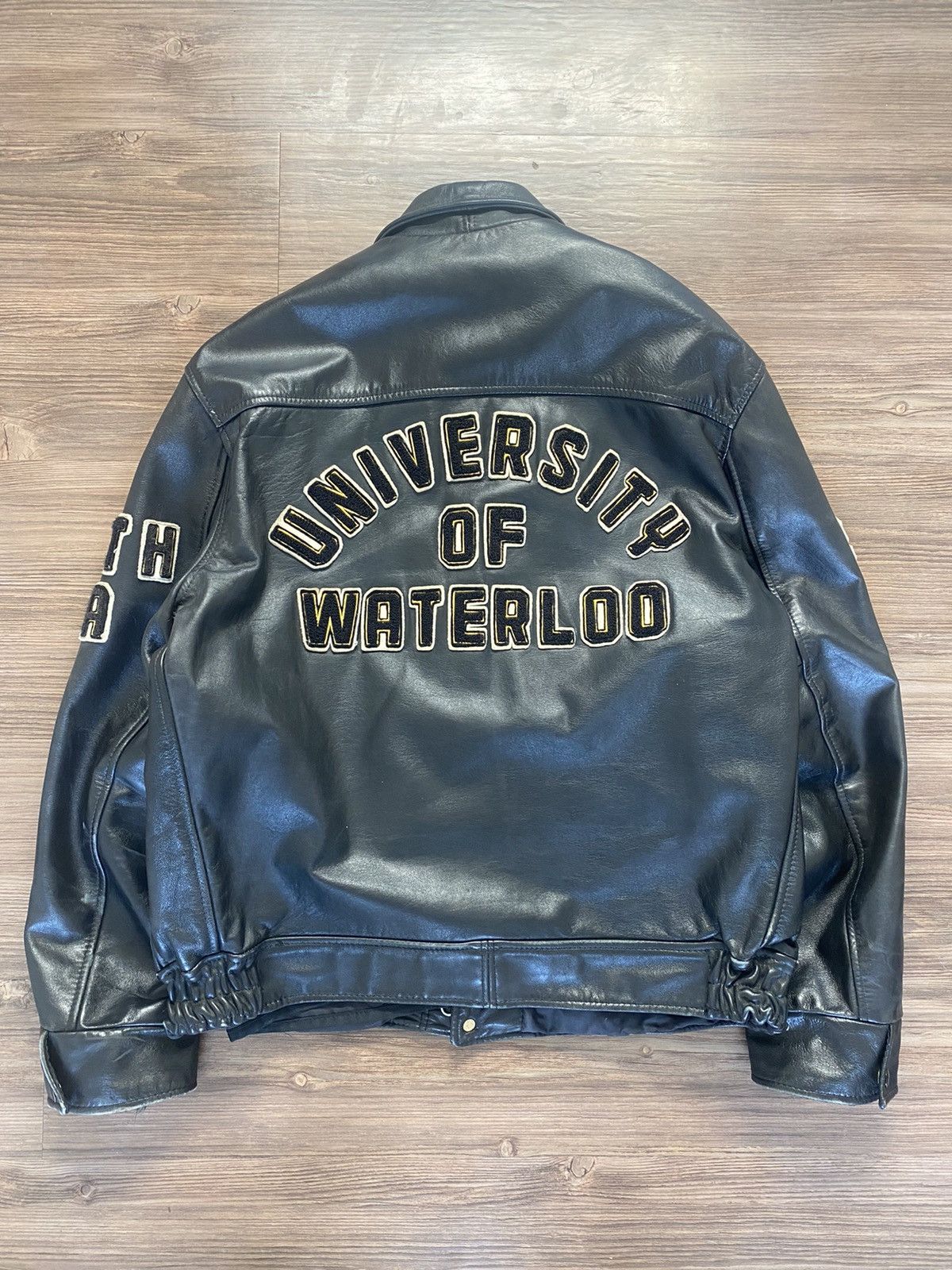 Vintage Vintage 1994 Alumni Leather Jacket | Grailed