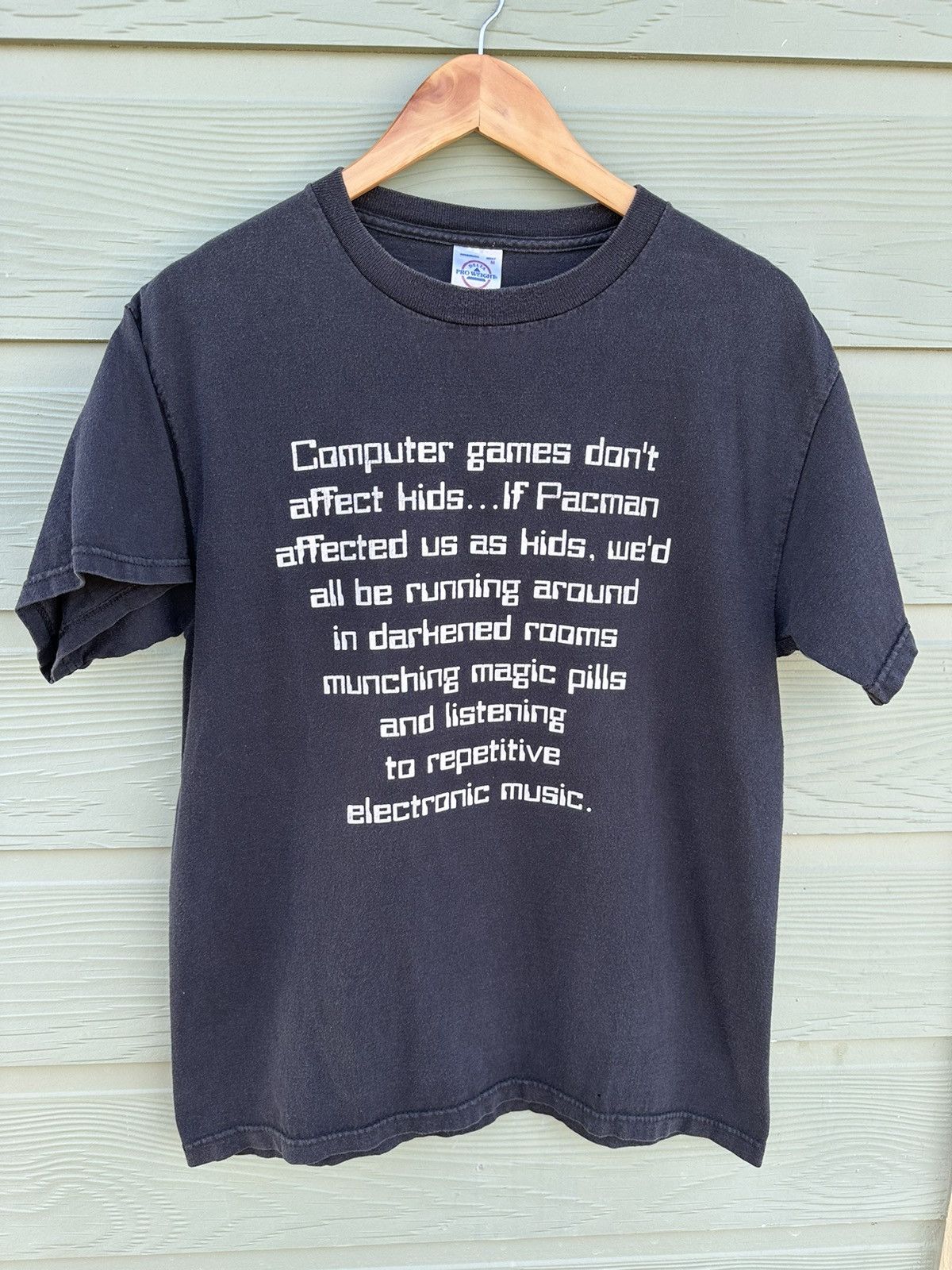 Delta Vintage 90s Pac-Man comedy t shirt | Grailed