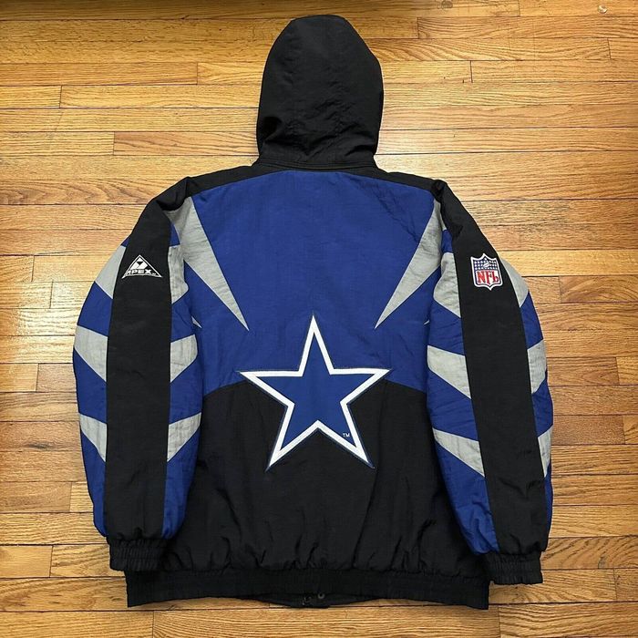 Vintage Vintage 90s APEX Dallas Cowboys Sharktooth Puffer Jacket NFL ...