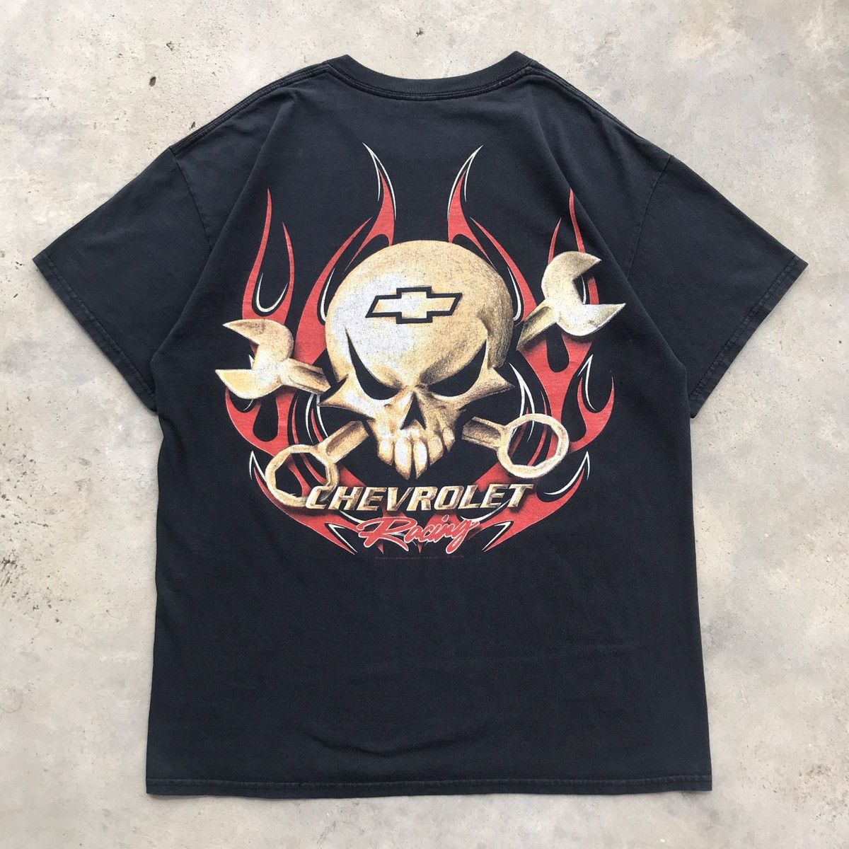 Vintage Vintage Racing Chevrolet Skull | Grailed