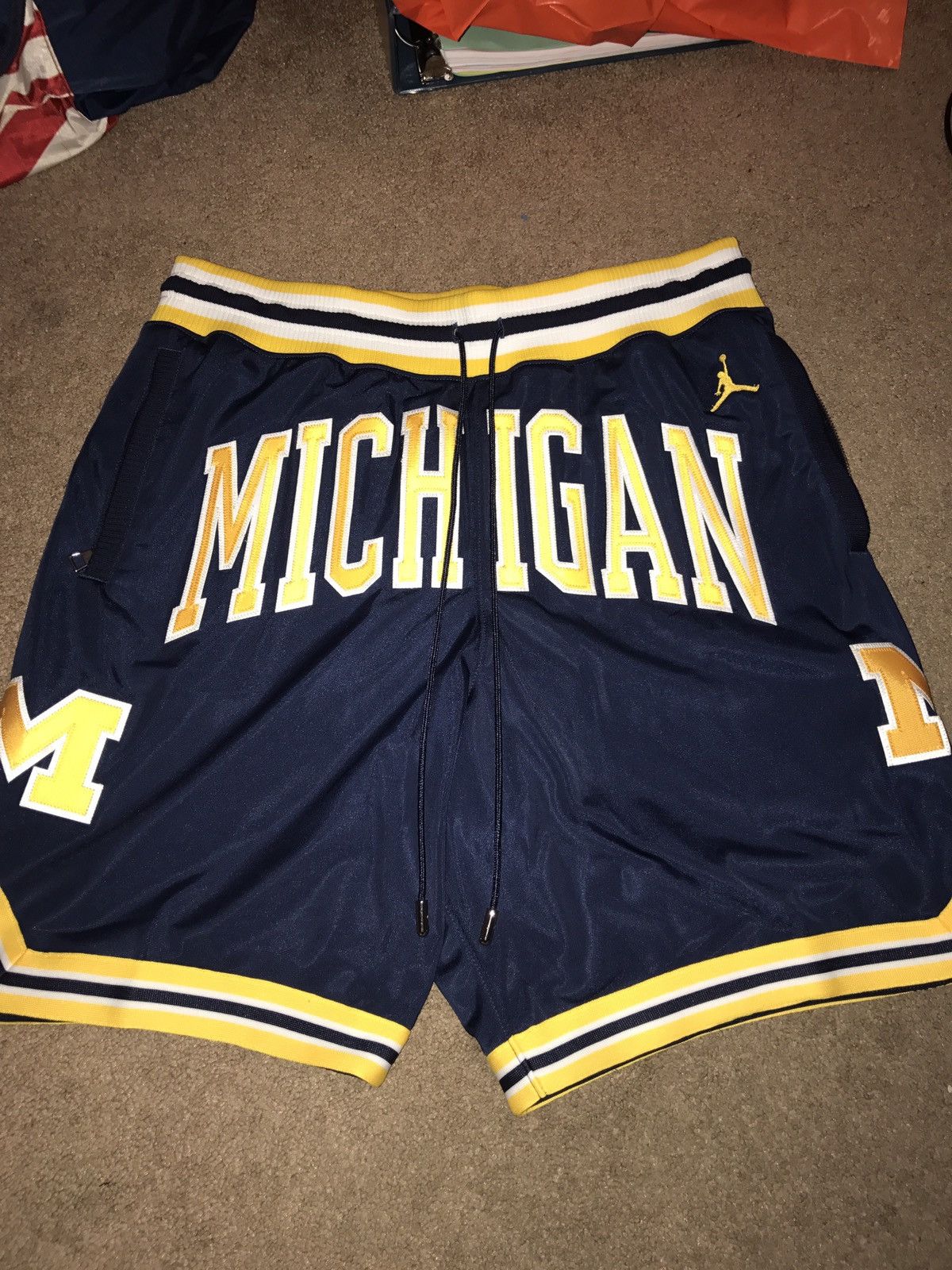 Jordan Brand Just Don C x Jordan Brand University of Michigan Shorts ...