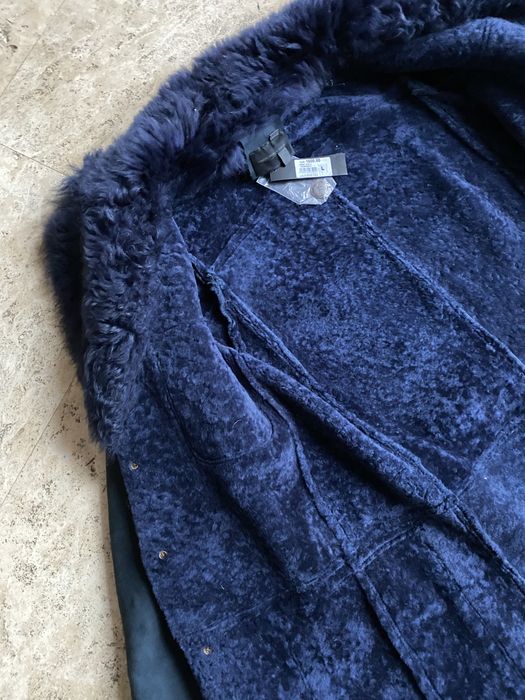 Diesel Black Gold Diesel Black Gold Shearling Long Coat Runway | Grailed