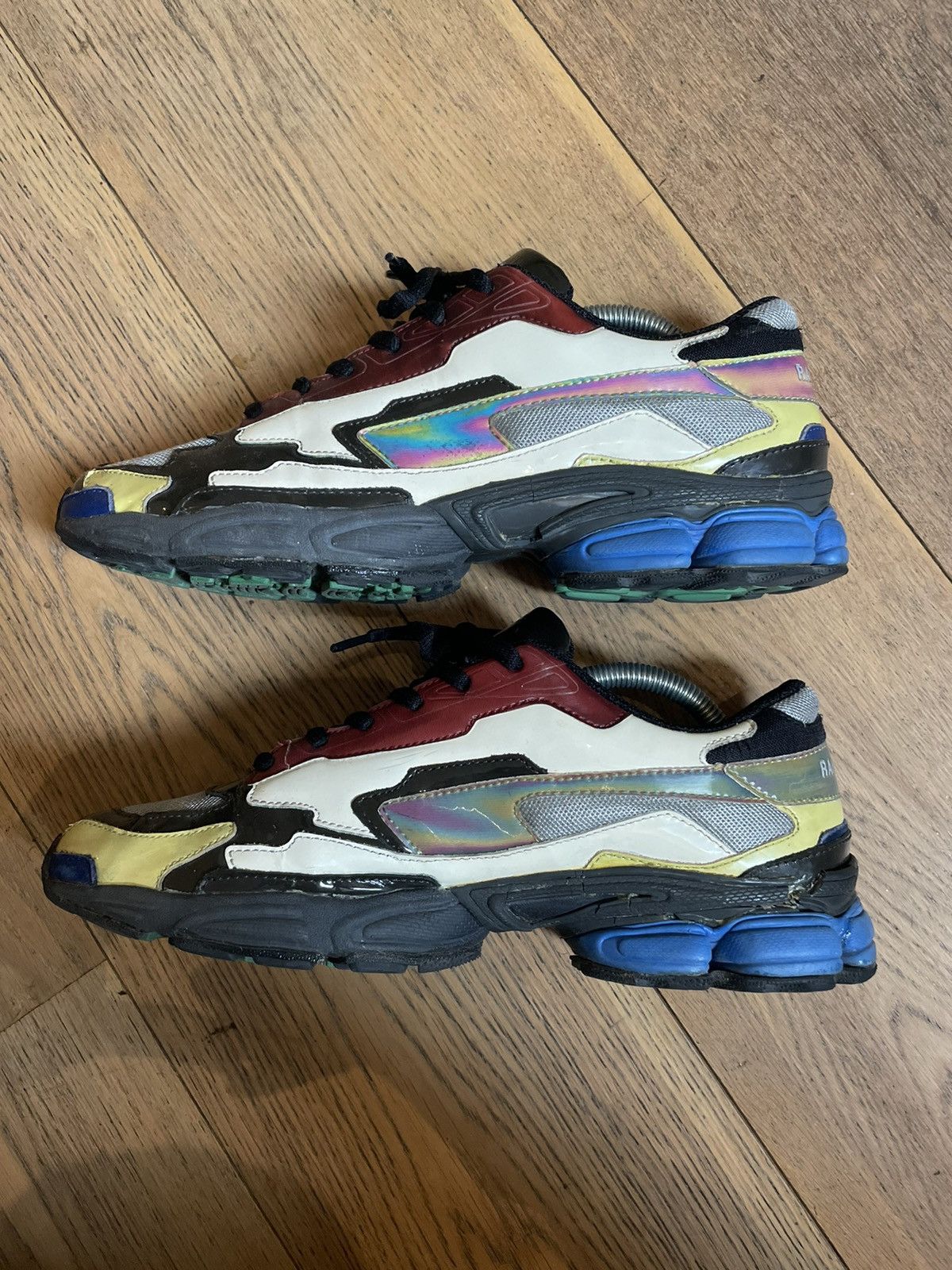 Raf Simons Raf Simons Holographic Panelled Sneaker | Grailed