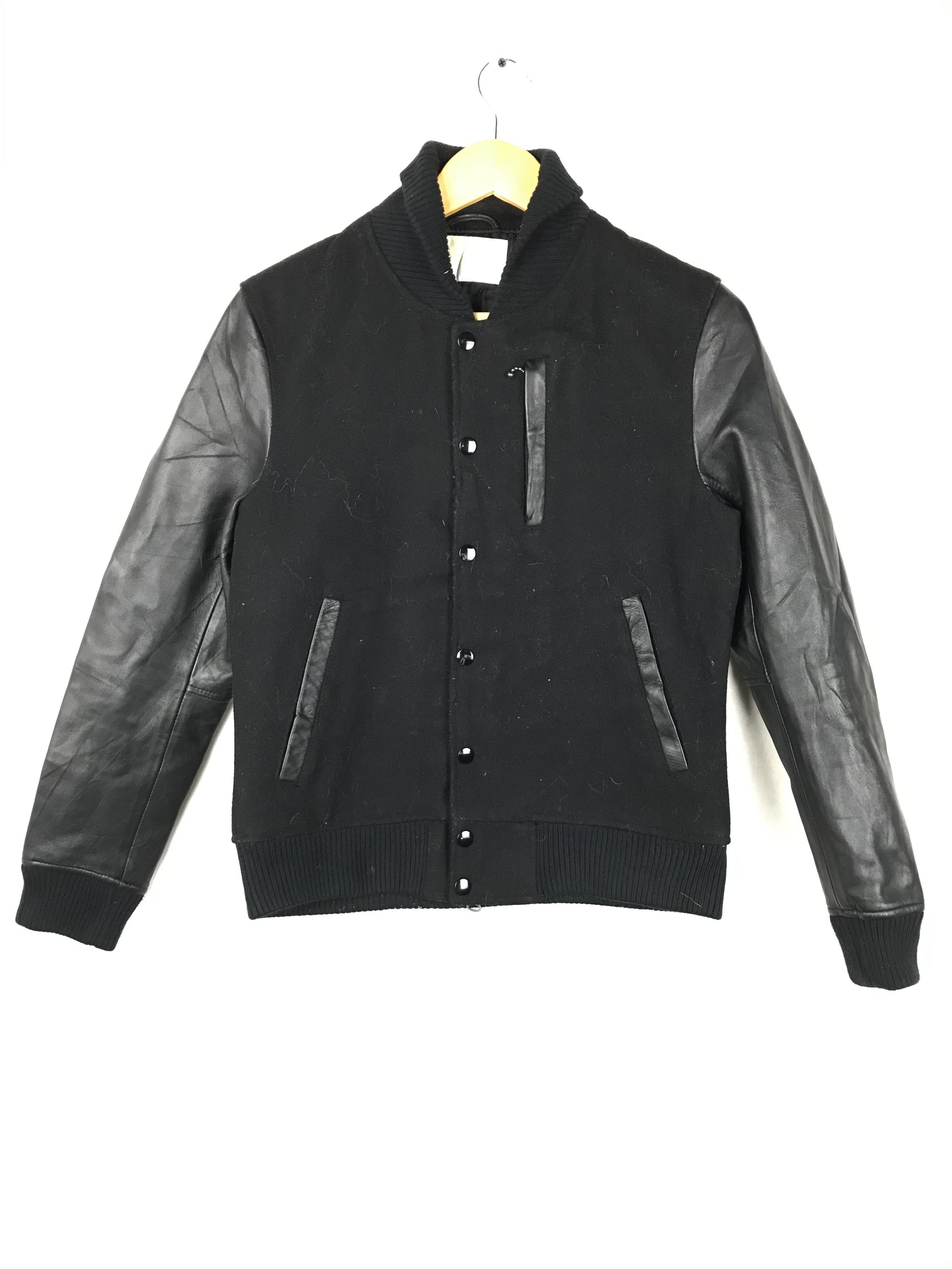 Vintage JK115 Vintage Identity Idea Varsity Jacket Leather Sleeve | Grailed