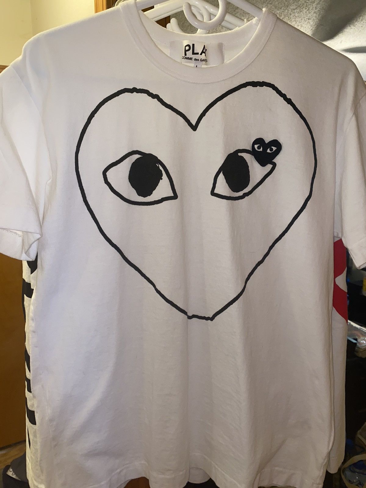 Comme Des Garcons Play CDG play black heart logo w/ patch | Grailed