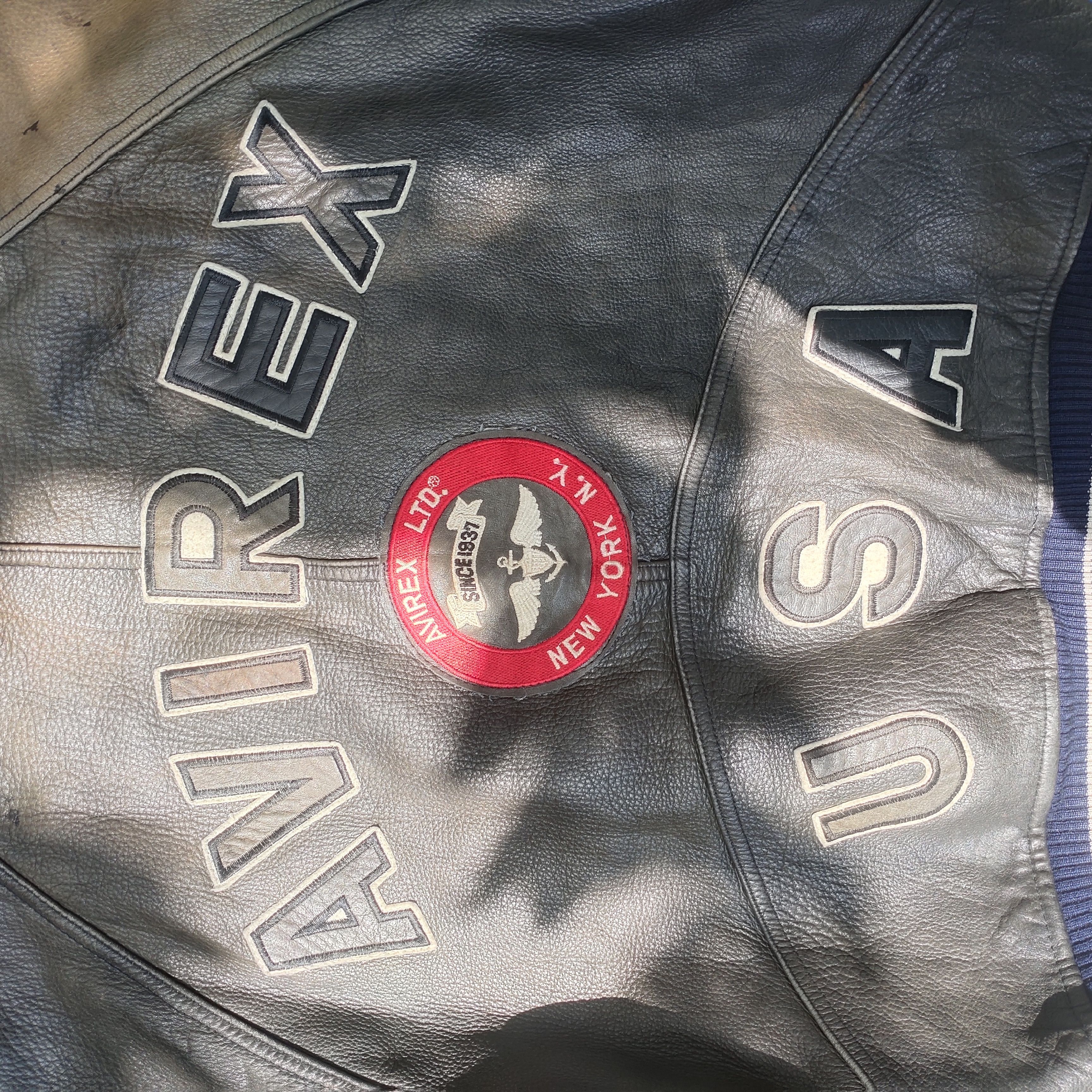 Avirex avirex genuine leather jacket | Grailed