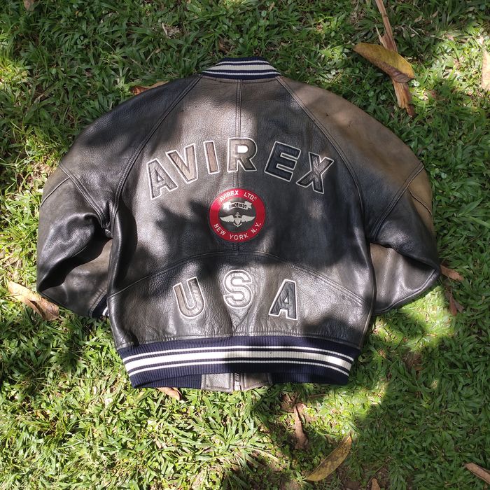 Avirex avirex genuine leather jacket | Grailed