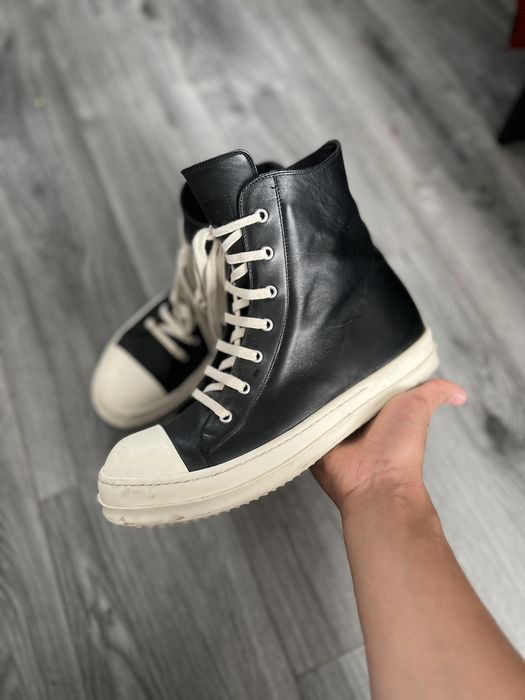 Rick Owens Mainline High Top Ramones | Grailed