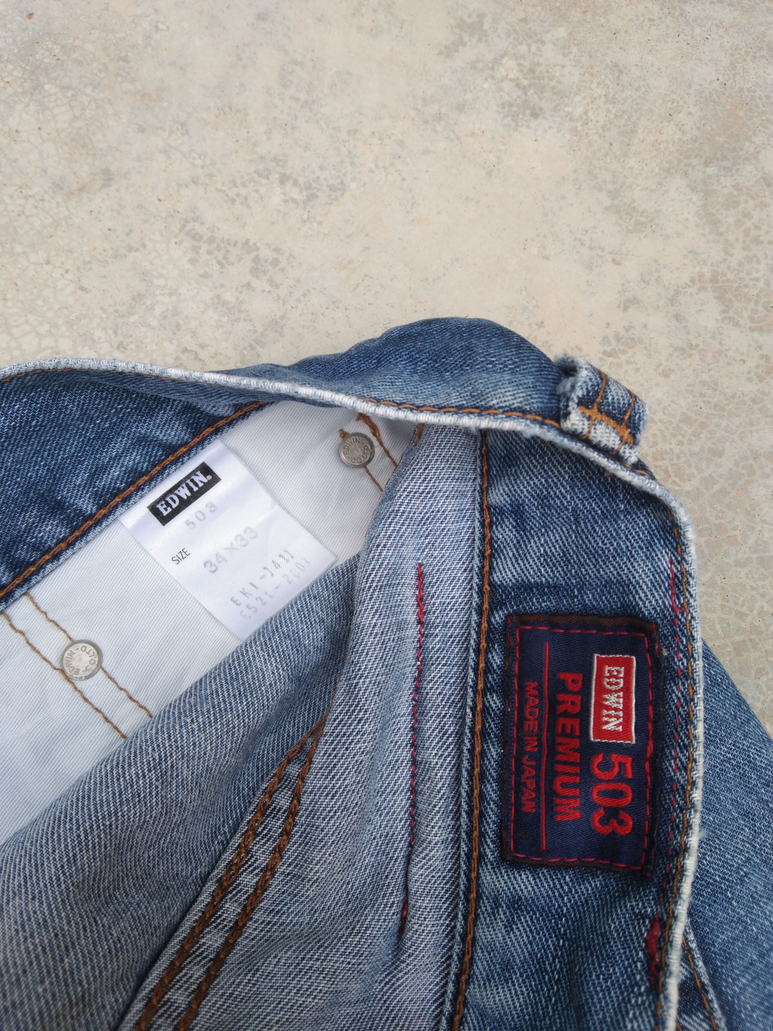Edwin × Jean × Vintage Vintage Distressed Edwin 503 Denim Jeans 34x30 ...