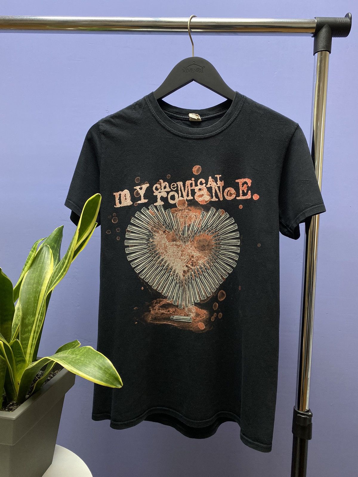 Rock Band MCR My Chemical Romance Bullets Heart T Shirt | Grailed