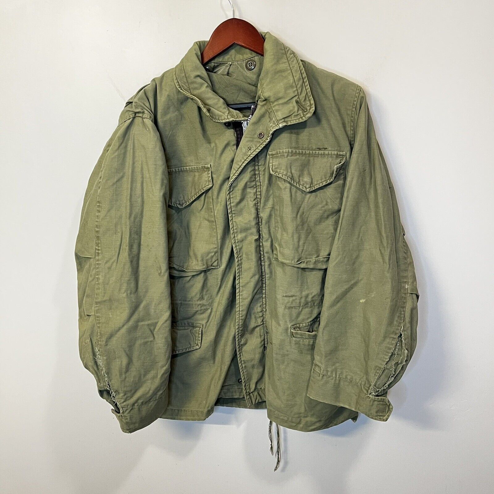 Made In Usa × Military × Vintage US Army Issue Coat Man’s Field Jacket ...