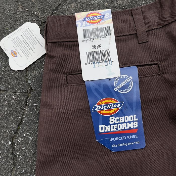Vintage Retro Dickies Reinforced Knee School Uniform Pants | Grailed